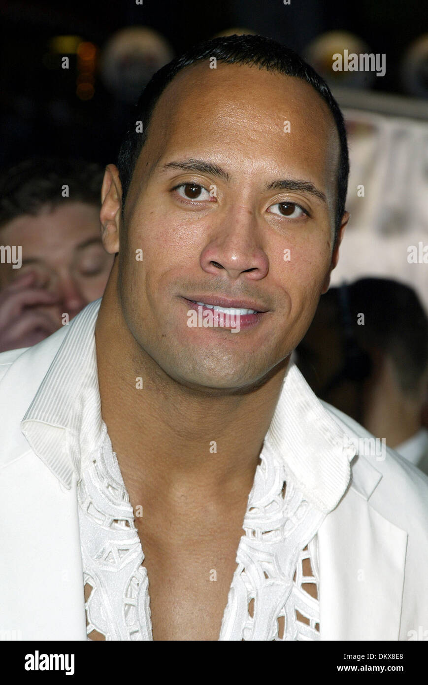 THE ROCK.WWF WRESTLER & ACTOR.SA.UNIVERSAL , LOS ANGELES, U.17/04/2002 ...