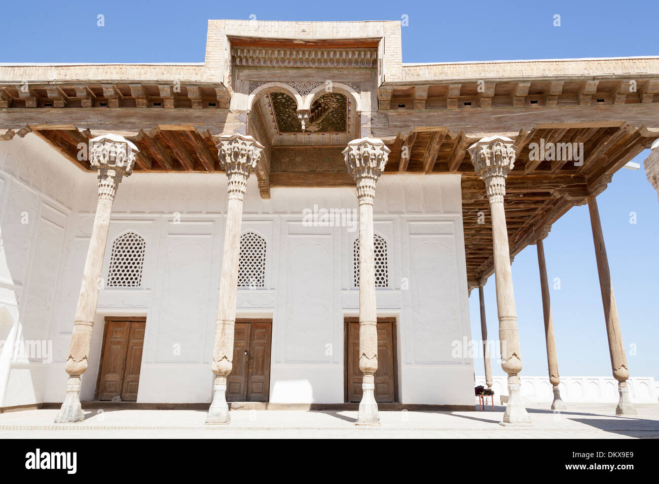 The Jome Mosque, in the Ark Fortress, Registan Square, Bukhara ...