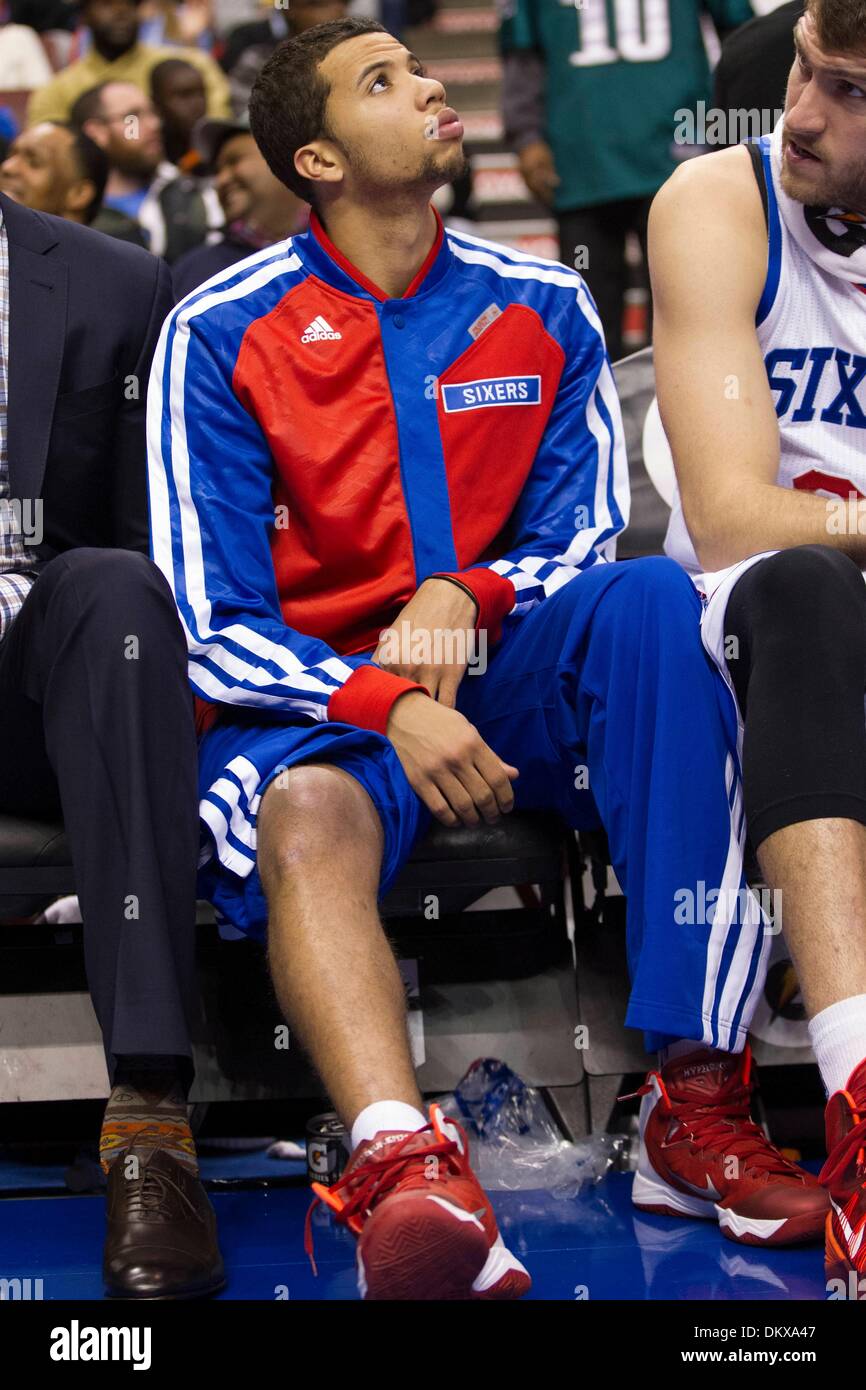 Philadelphia, Pennsylvania. 9th Dec, 2013. Philadelphia 76ers point ...