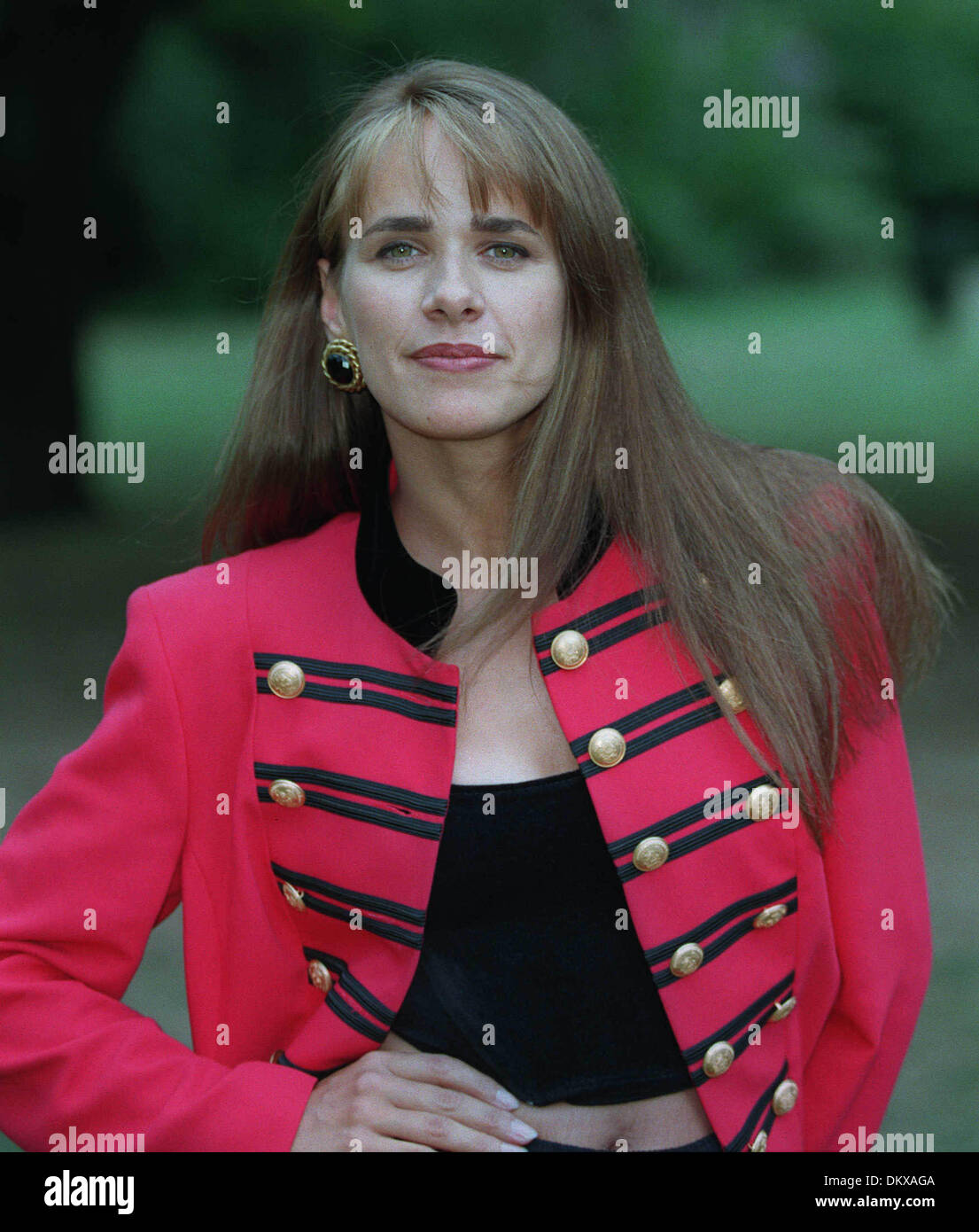 CAROL SMILLIE.TV PRESENTER.04/08/1994.D23D25AC Stock Photo - Alamy