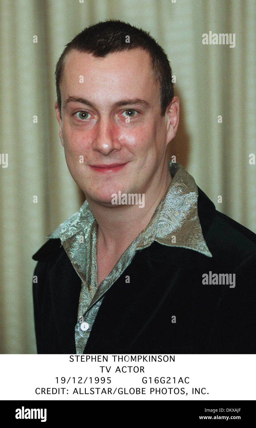 STEPHEN THOMPKINSON.TV ACTOR.19/12/1995.G16G21AC Stock Photo - Alamy