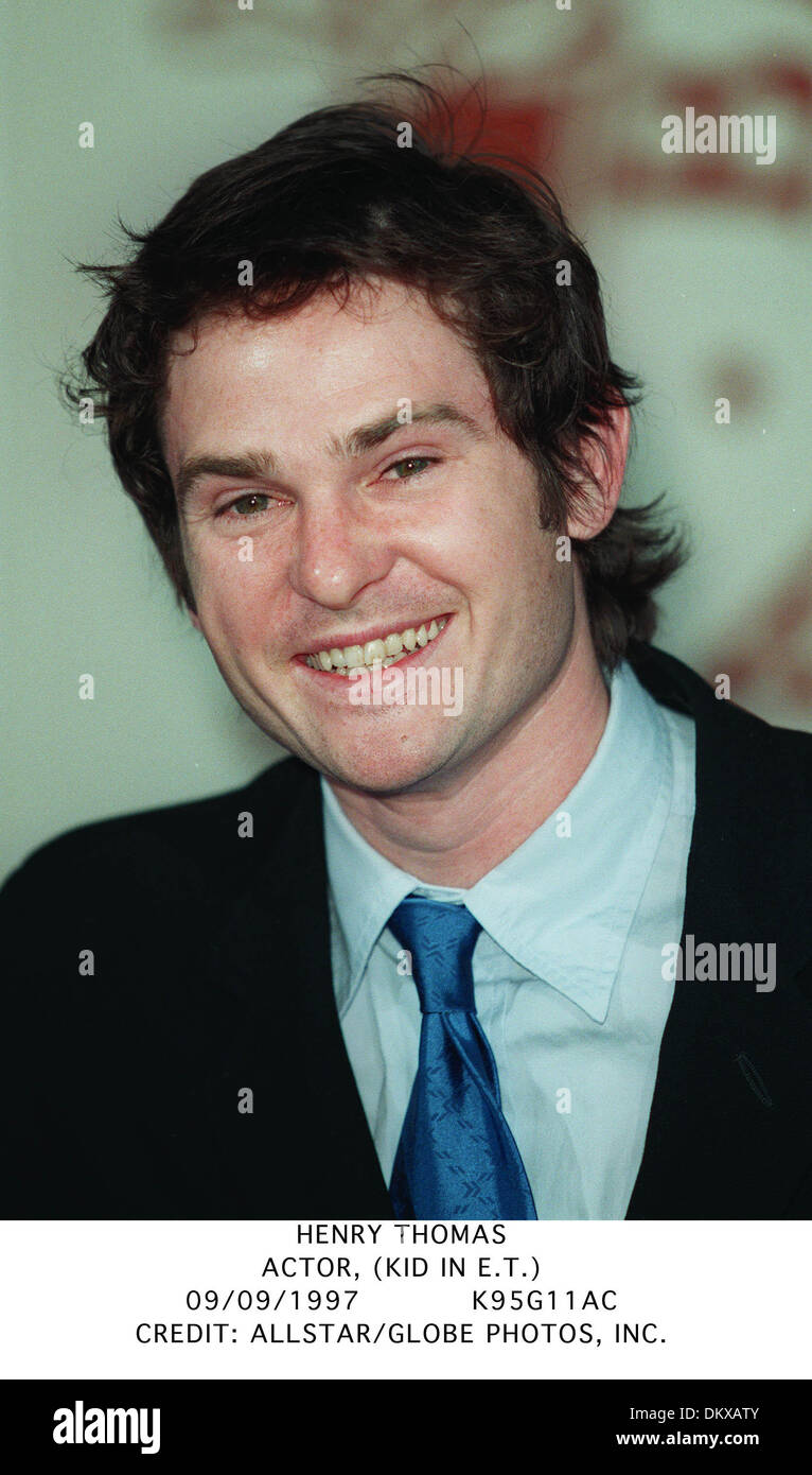 HENRY THOMAS.ACTOR, KID IN E.T.).09/09/1997.K95G11AC Stock Photo - Alamy