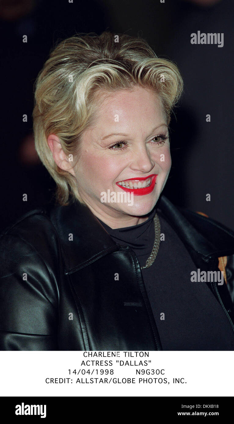 CHARLENE TILTON.ACTRESS ''DALLAS''.14/04/1998.N9G30C Stock Photo - Alamy