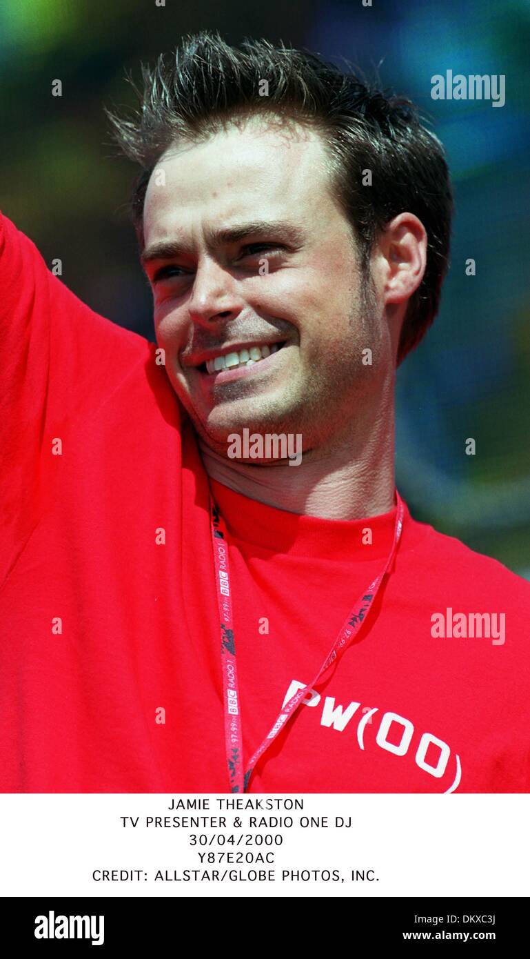 Apr. 30, 2000 - JAMIE THEAKSTON.TV PRESENTER & RADIO ONE DJ.30/04/2000 ...