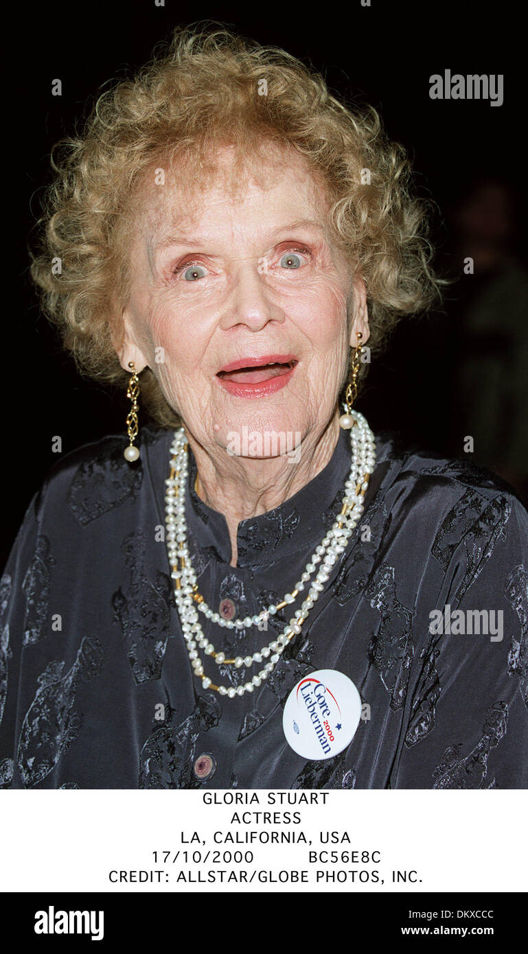 Oct. 17, 2000 - LA, CALIFORNIA, USA - GLORIA STUART.ACTRESS.LA ...