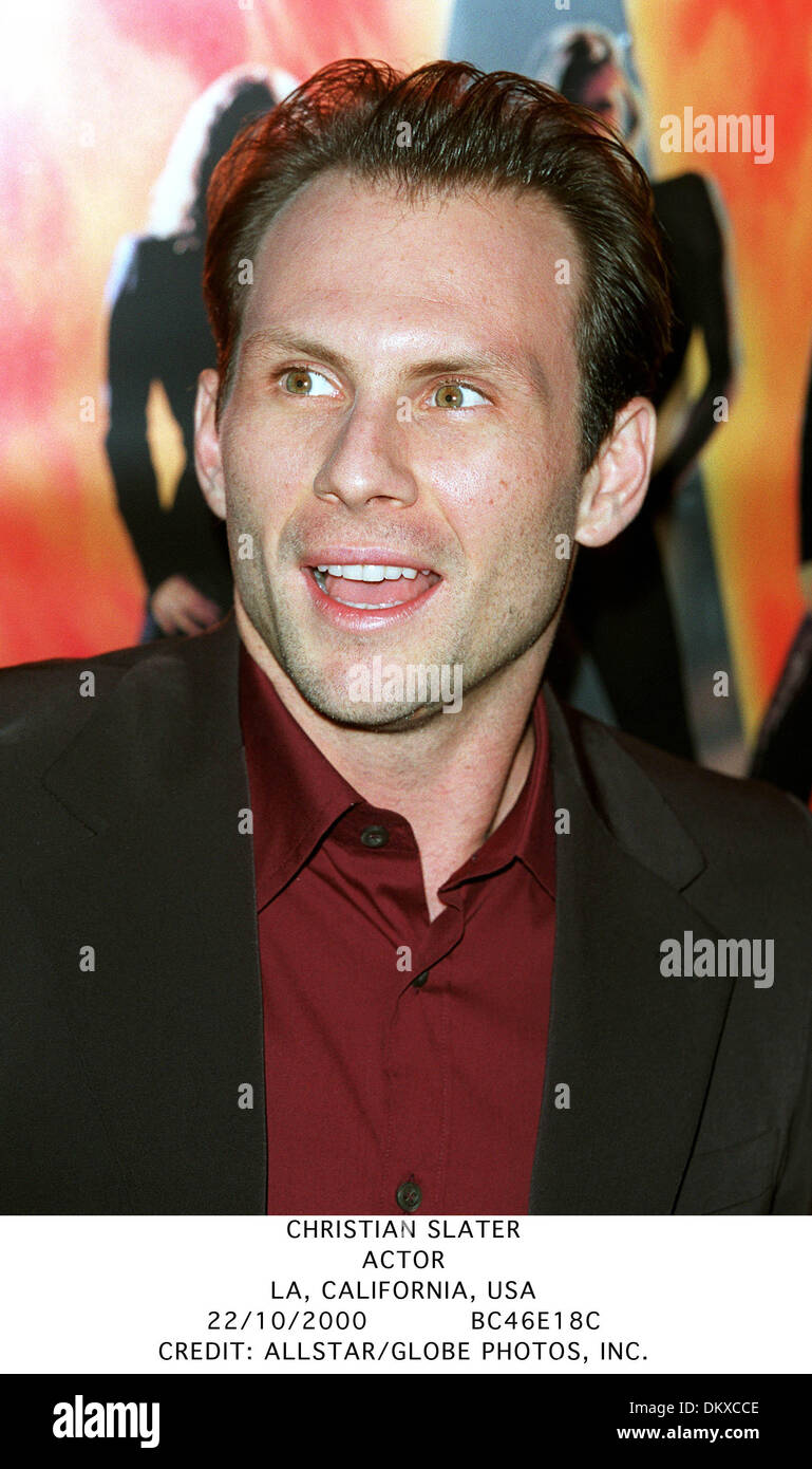 Oct. 22, 2000 - LA, CALIFORNIA, USA - CHRISTIAN SLATER.ACTOR.LA ...