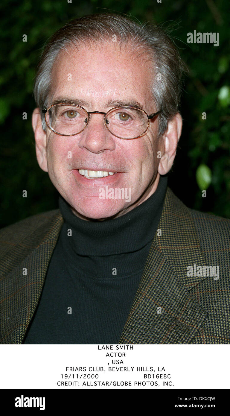 Nov. 19, 2000 - FRIARS CLUB, BEVERLY HILLS, LA - LANE SMITH.ACTOR., USA ...
