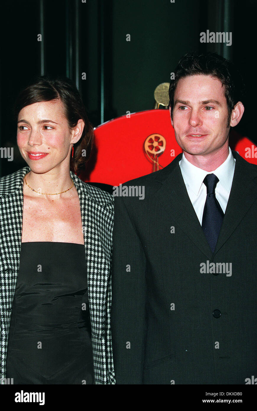 HENRY THOMAS & KELLY.ACTOR & WIFE. LA, USA.BEVERLY HILTON, BEVERLY ...