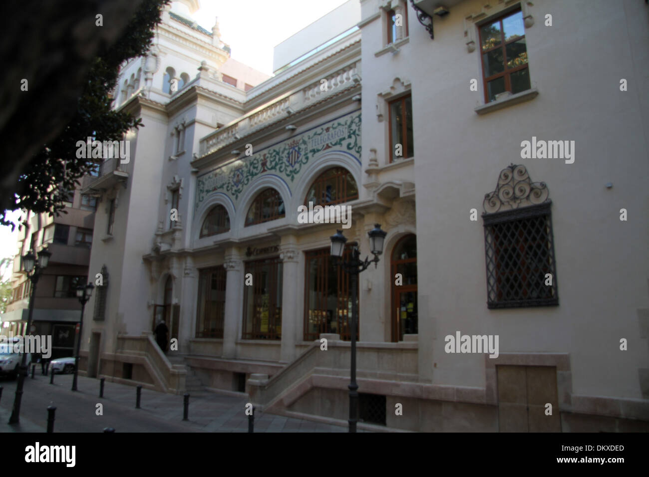 Alicante Main Post Office Spain Stock Photo - Alamy