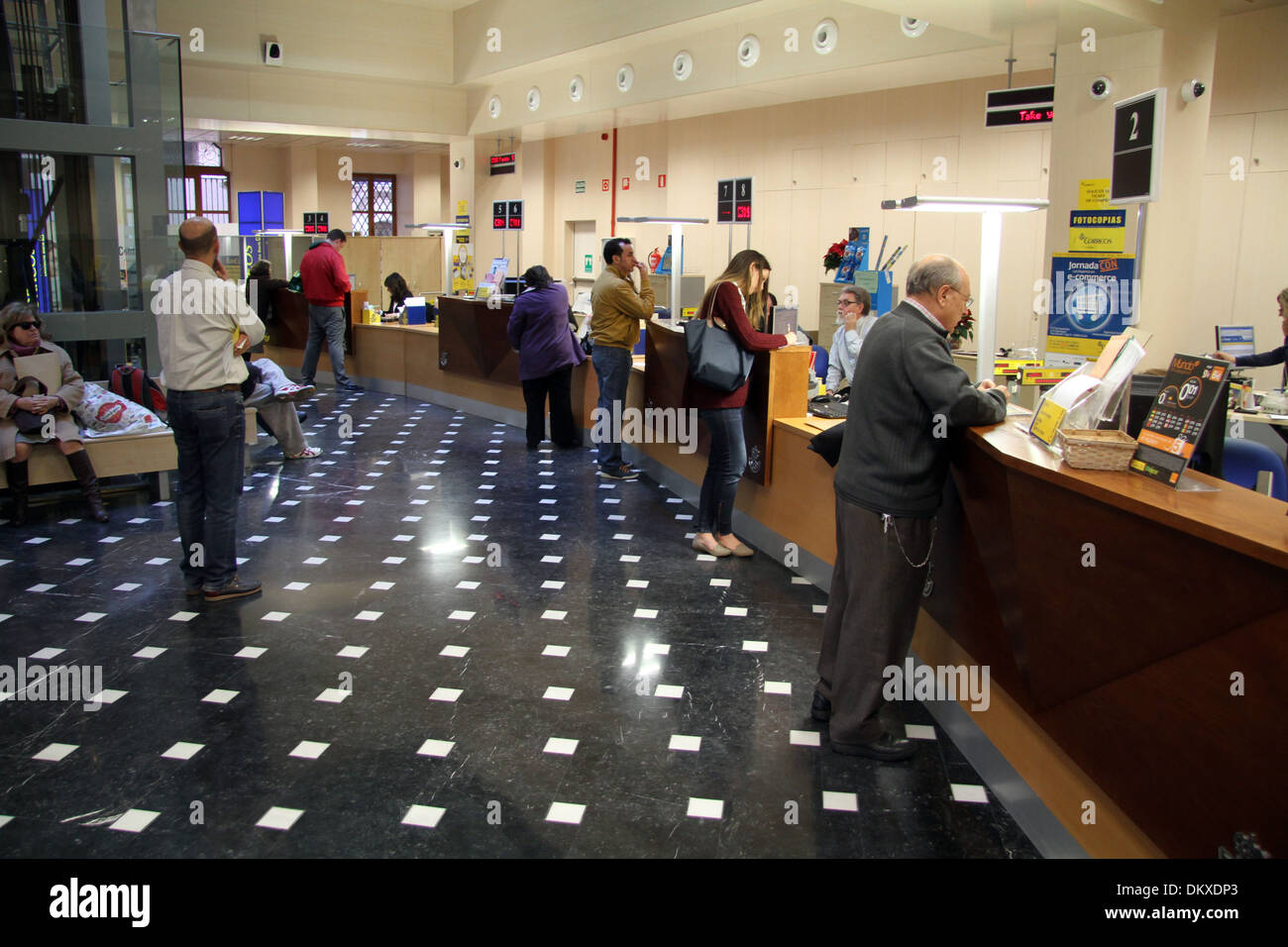 Alicante Main Post Office Spain Stock Photo - Alamy