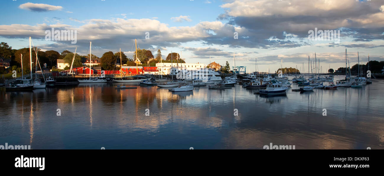 Inner harbor, Camden Maine Stock Photo - Alamy