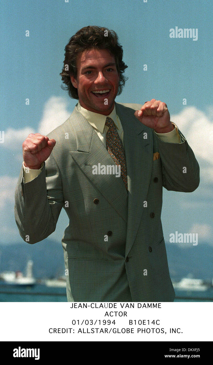 JEAN-CLAUDE VAN DAMME.ACTOR.01/03/1994.B10E14C Stock Photo - Alamy