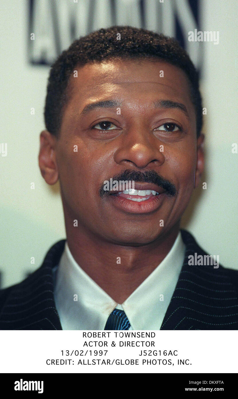ROBERT TOWNSEND.ACTOR & DIRECTOR.13/02/1997.J52G16AC Stock Photo - Alamy