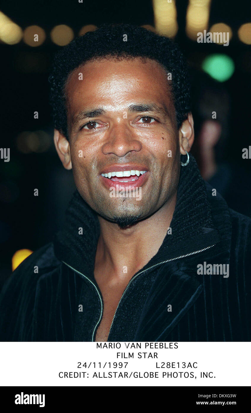 MARIO VAN PEEBLES.FILM STAR.24/11/1997.L28E13AC Stock Photo - Alamy