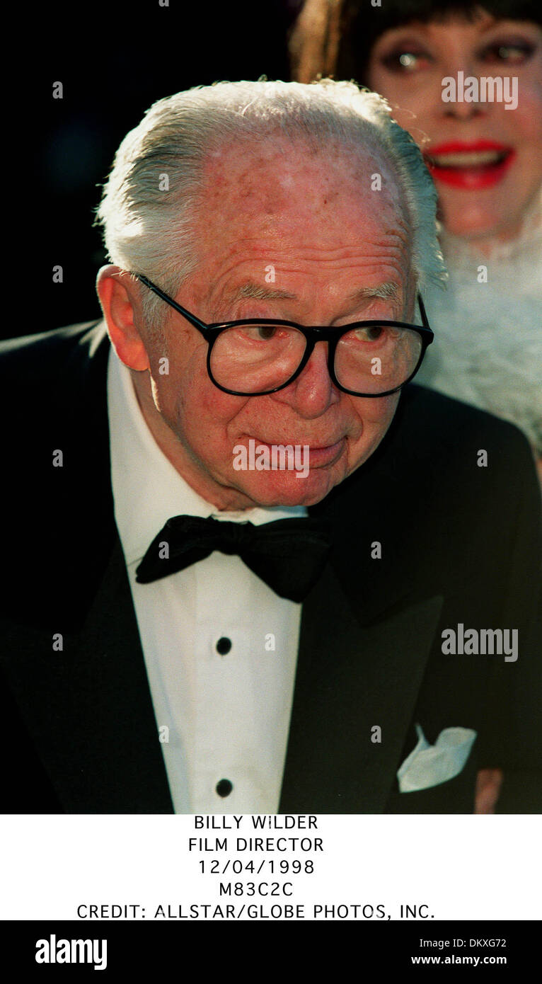 BILLY WILDER.FILM DIRECTOR.12/04/1998.M83C2C Stock Photo - Alamy