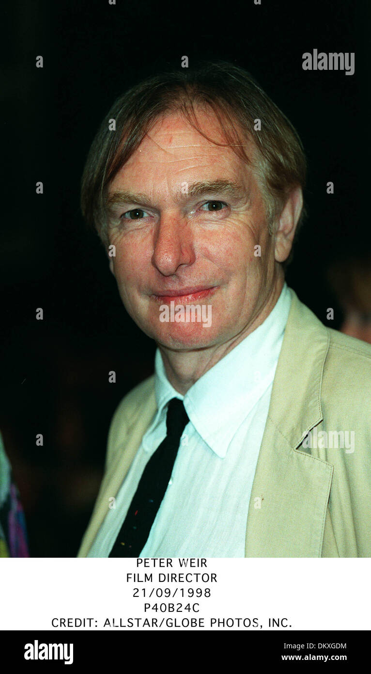 PETER WEIR.FILM DIRECTOR.21/09/1998.P40B24C Stock Photo - Alamy