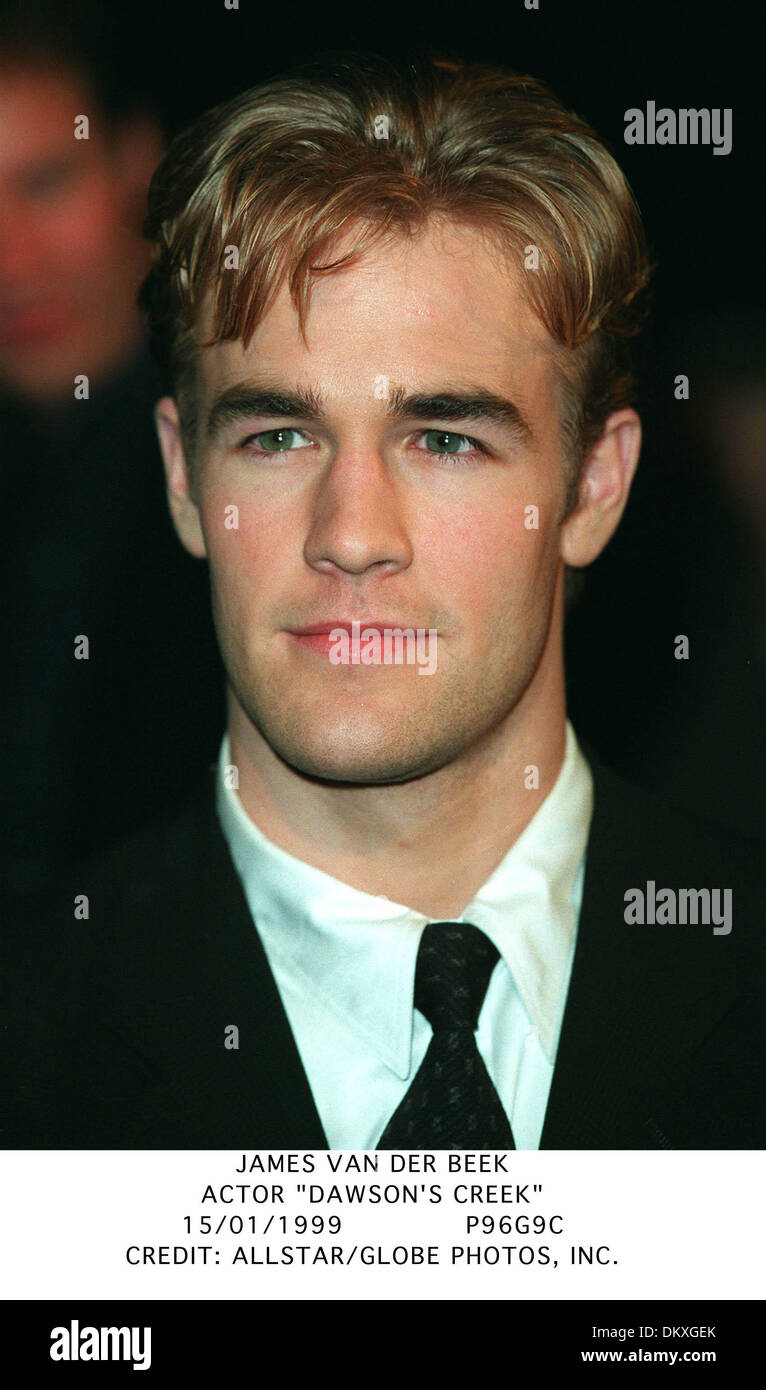 JAMES VAN DER BEEK.ACTOR ''DAWSON'S CREEK''.15/01/1999.P96G9C Stock ...
