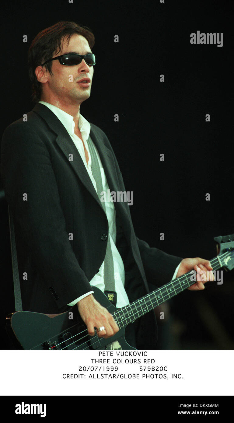 PETE VUCKOVIC.THREE COLOURS RED.20/07/1999.S79B20C Stock Photo - Alamy