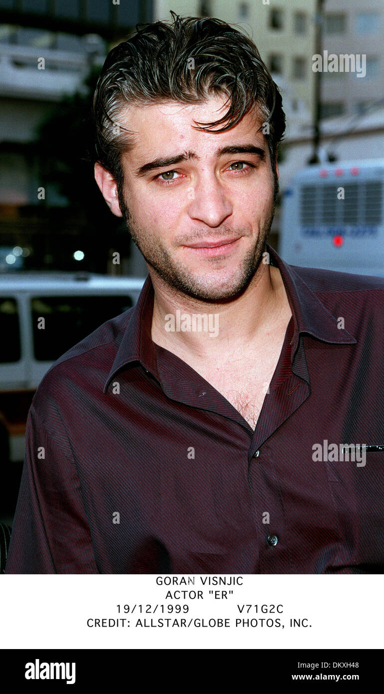 GORAN VISNJIC.ACTOR ''ER''.19/12/1999.V71G2C Stock Photo - Alamy