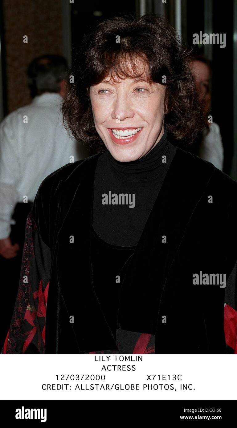 Mar. 12, 2000 - LILY TOMLIN.ACTRESS.12/03/2000.X71E13C.CREDIT:(Credit ...