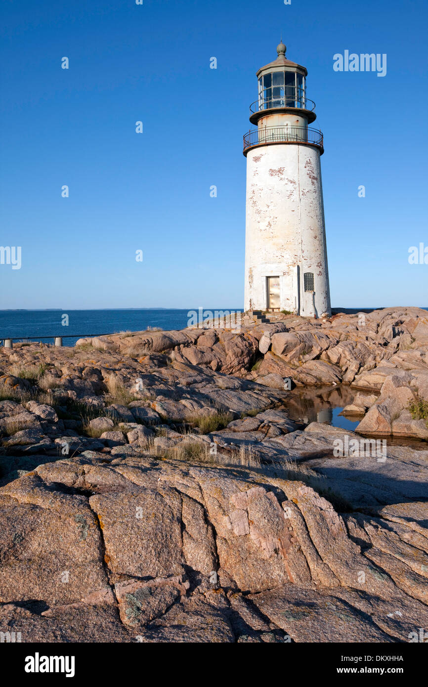 Moose Peak Lighthouse, Mistake Island, Maine Stock Photo - Alamy