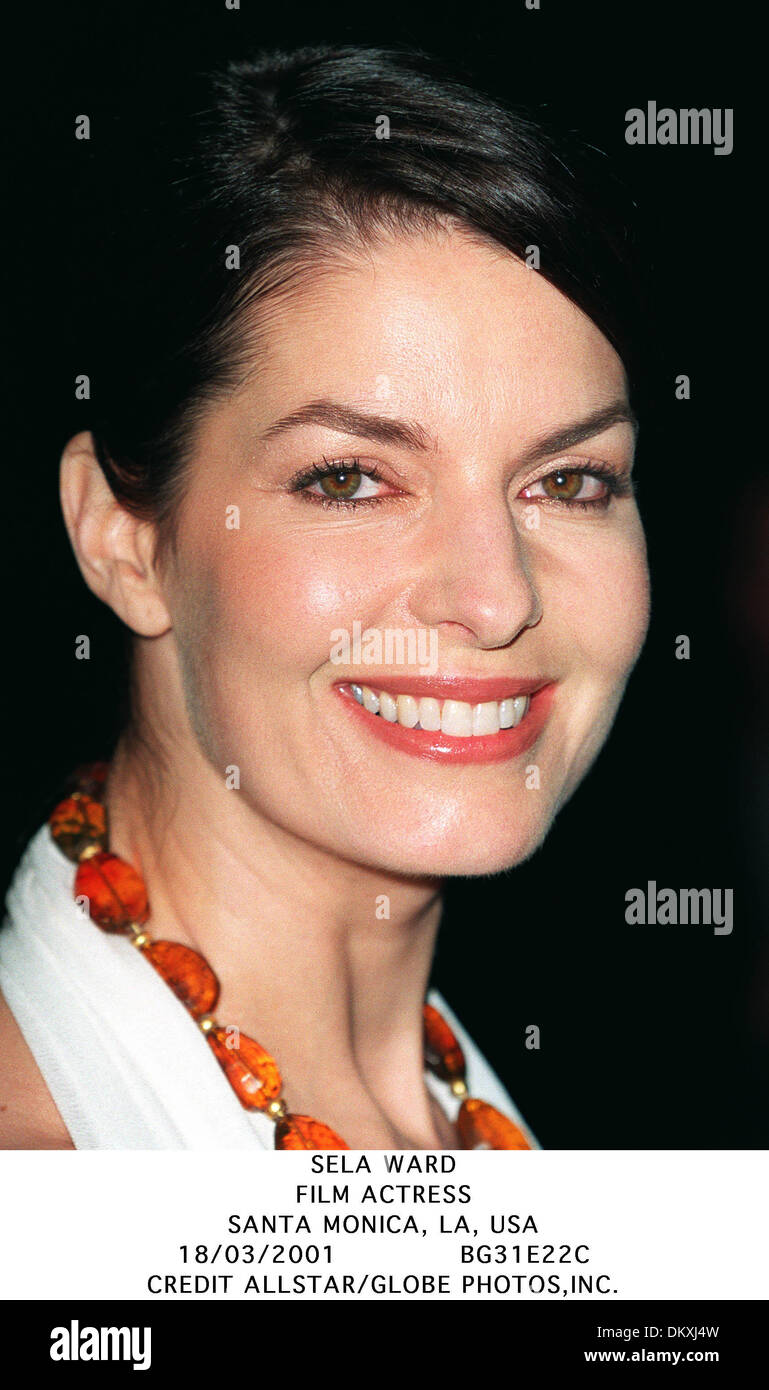 SELA WARD.FILM ACTRESS.SANTA MONICA, LA, USA.18/03/2001.BG31E22C Stock ...
