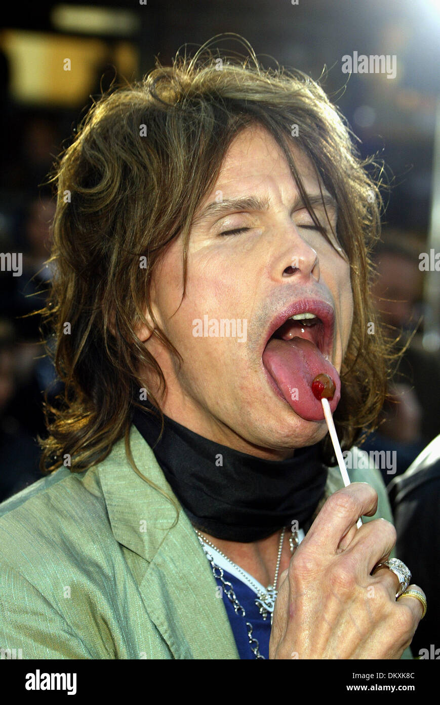 STEVEN TYLER.SINGER ''AEROSMITH''.WESTWOOD, LOS ANGELES, USA.29/04/2002 ...
