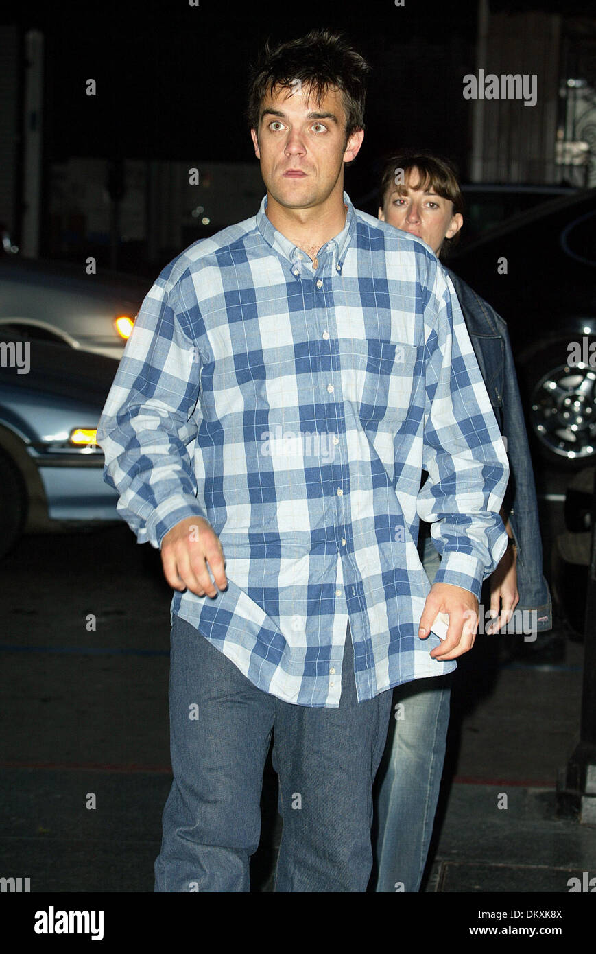 ROBBIE WILLIAMS.POP SINGER.OS ANGELES, USA.EGYPTIAN THEATRE, HOLLYWOOD ...