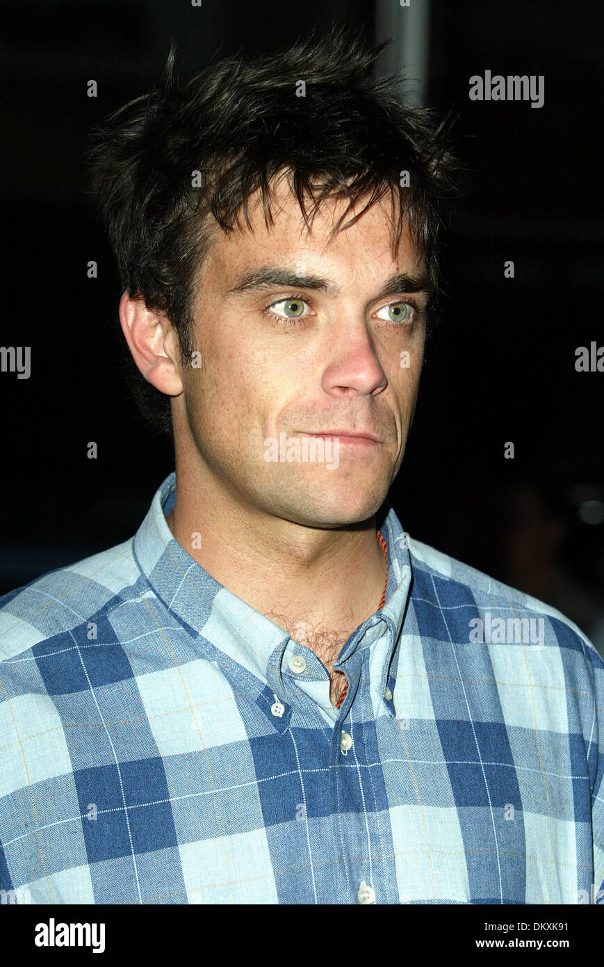 ROBBIE WILLIAMS.POP SINGER.OS ANGELES, USA.EGYPTIAN THEATRE, HOLLYWOOD ...