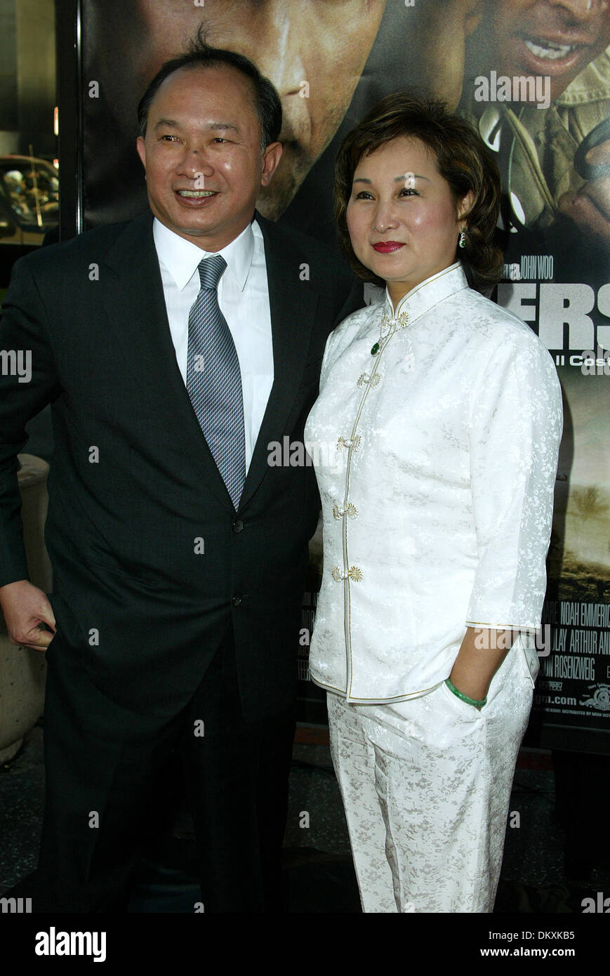 JOHN WOO & ANNIE WOO.FILM DIRECTOR & WIFE.S ANGELES, USA.CHINESE ...