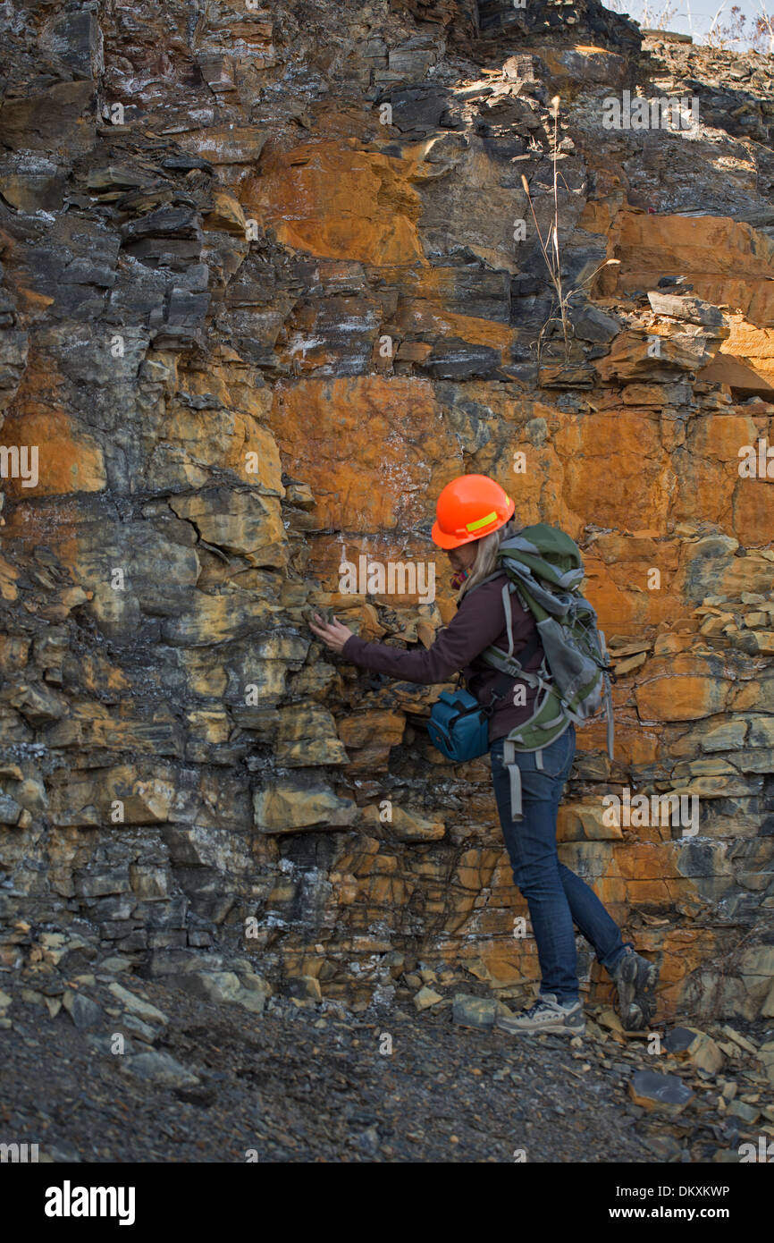 Geologist examining rock hi-res stock photography and images - Alamy