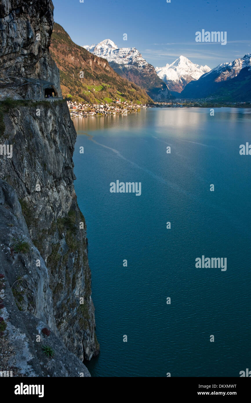 Switzerland Europe mountain mountains canton UR Uri lake lake Lucerne ...