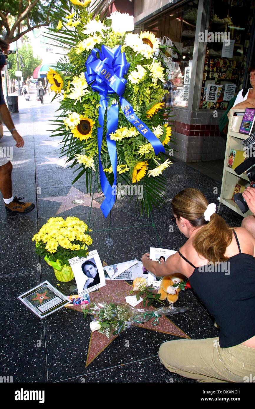 Jan. 1, 1980 - Hollywood, CA, USA - K32572KI- .FLOWERS ON JOHN RITTER'S ...