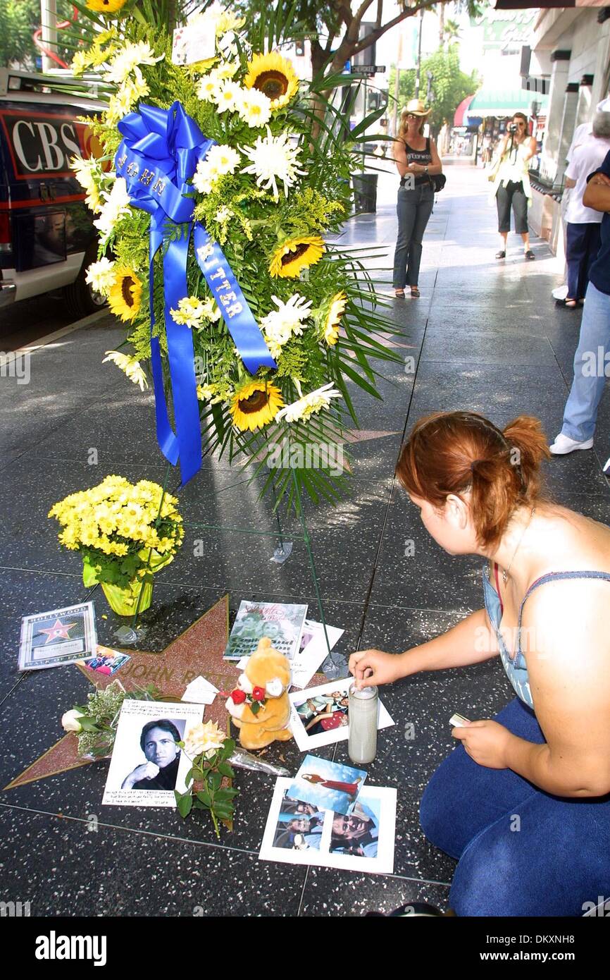 Jan. 1, 1980 - Hollywood, CA, USA - K32572KI- .FLOWERS ON JOHN RITTER'S ...