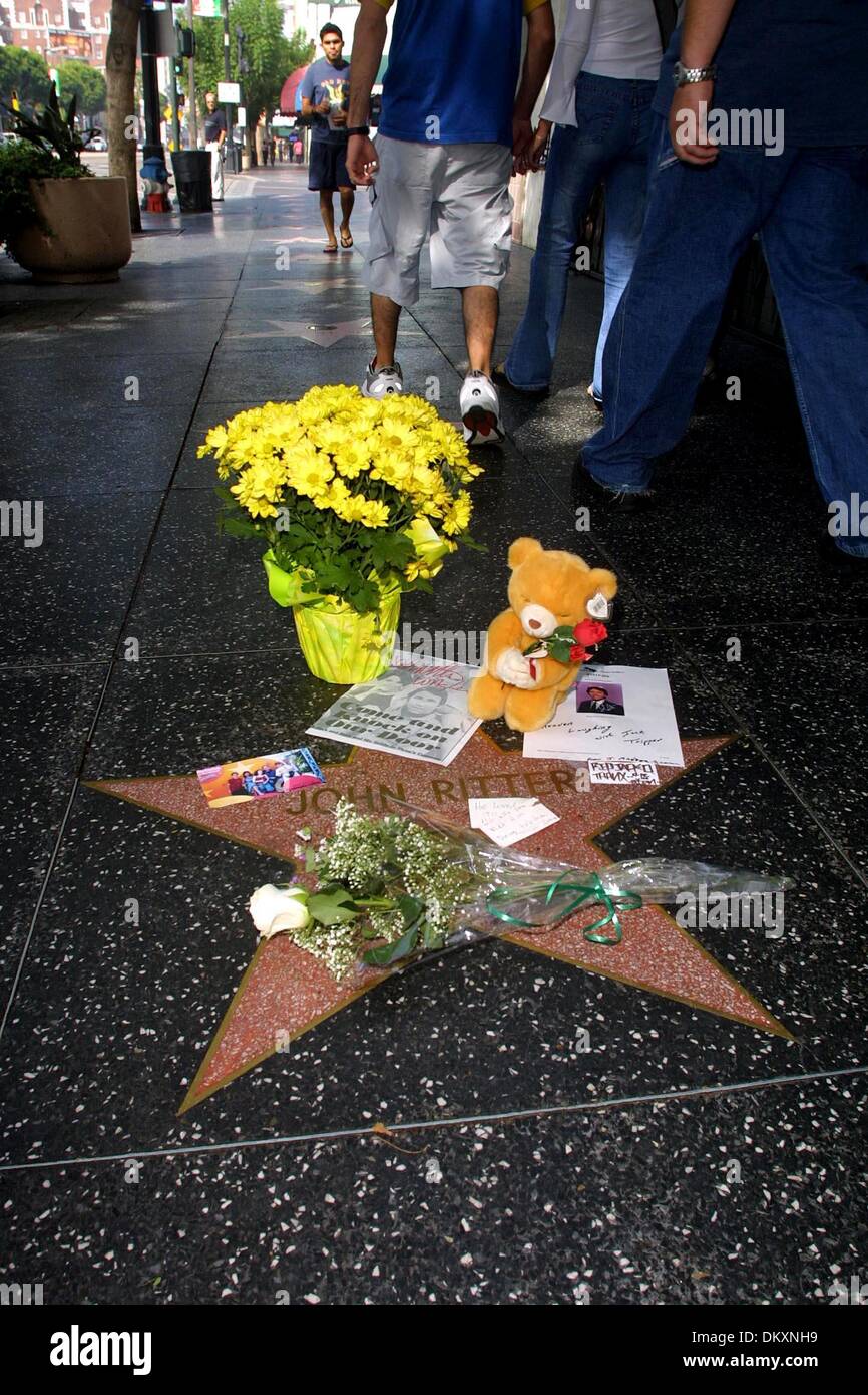 Jan. 1, 1980 - Hollywood, CA, USA - K32572KI- .FLOWERS ON JOHN RITTER'S ...