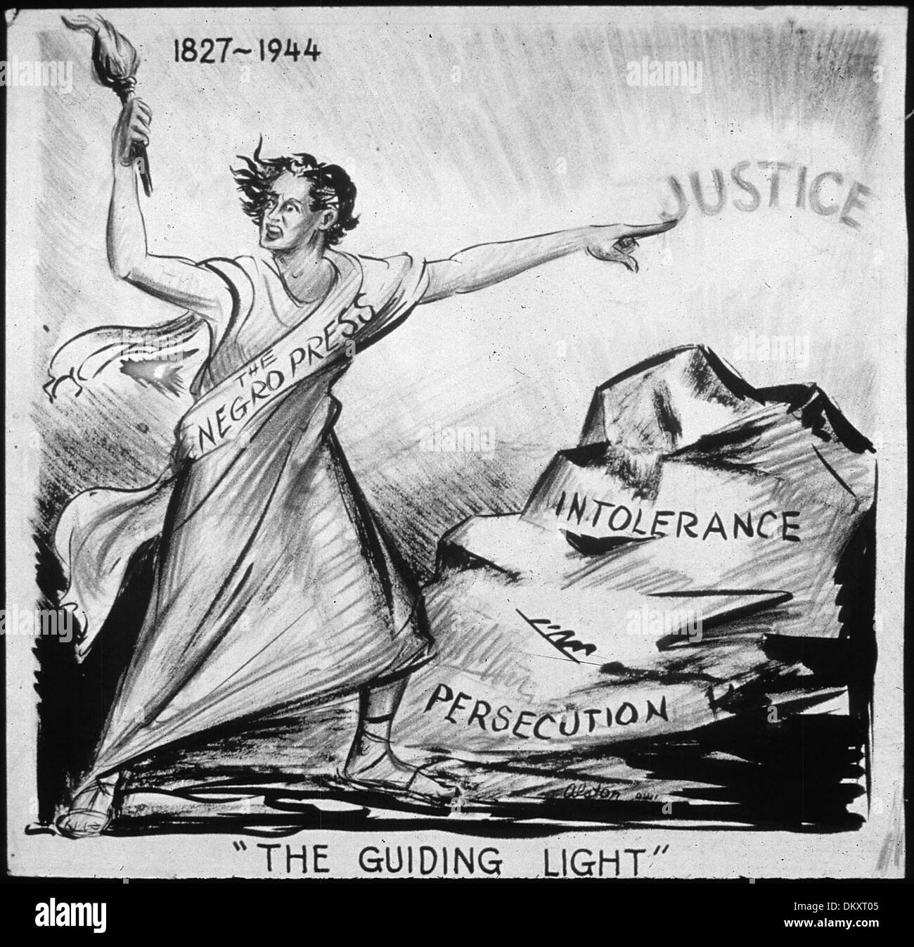 Guiding light tv Black and White Stock Photos & Images - Alamy