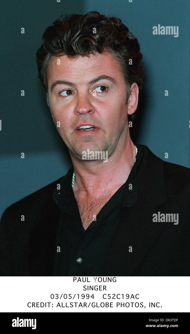 Paul young singer hi-res stock photography and images - Alamy