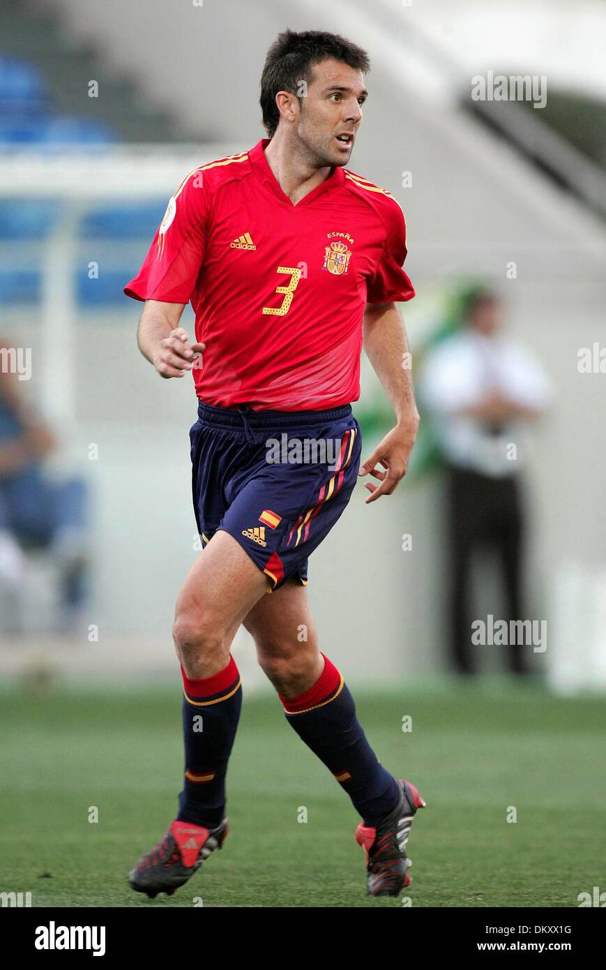 CARLOS MARCHENA.SPAIN & VALENCIA CF.SPAIN V RUSSIA EURO 2004.FARO-LOULE, ALGARVE, PORTUGAL.12/06 ...
