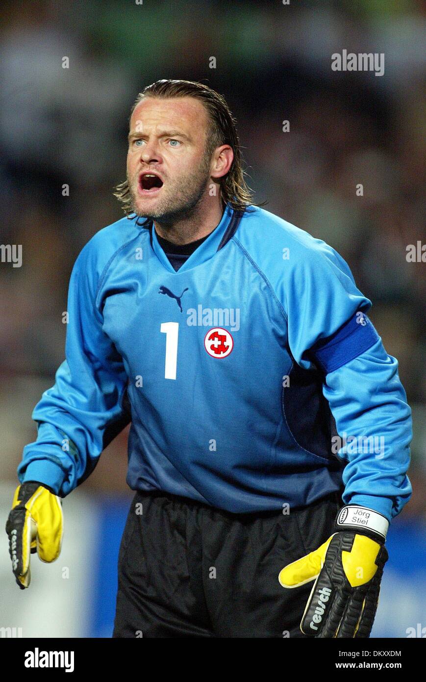 FJORG STIEL.SWITZERLAND.REP OF IRELAND V SWITZERLAND.LANSDOWNE ROAD ...
