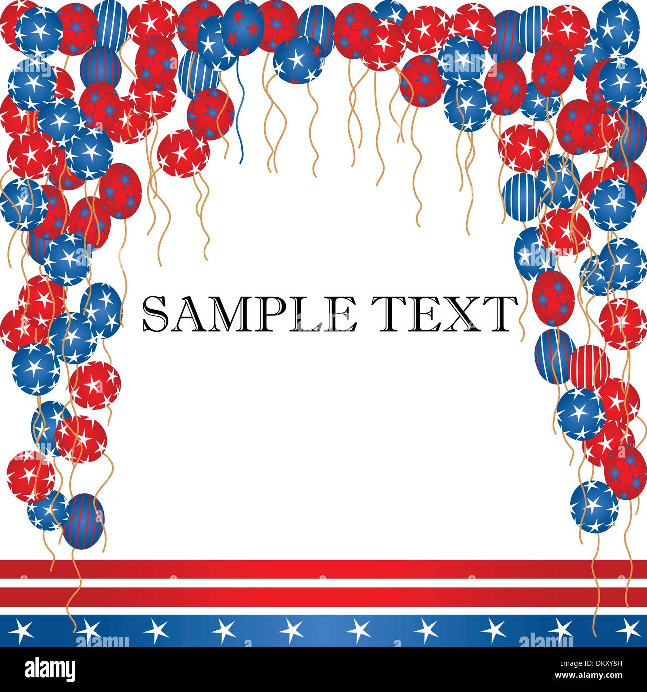 Fourth of july painting Stock Vector Images - Alamy