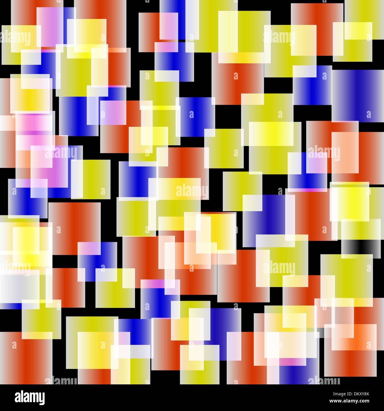 Abstract blue tech squares Stock Vector Images - Alamy