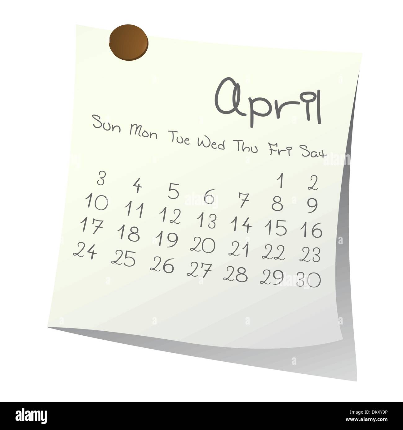 New april Stock Vector Images - Alamy