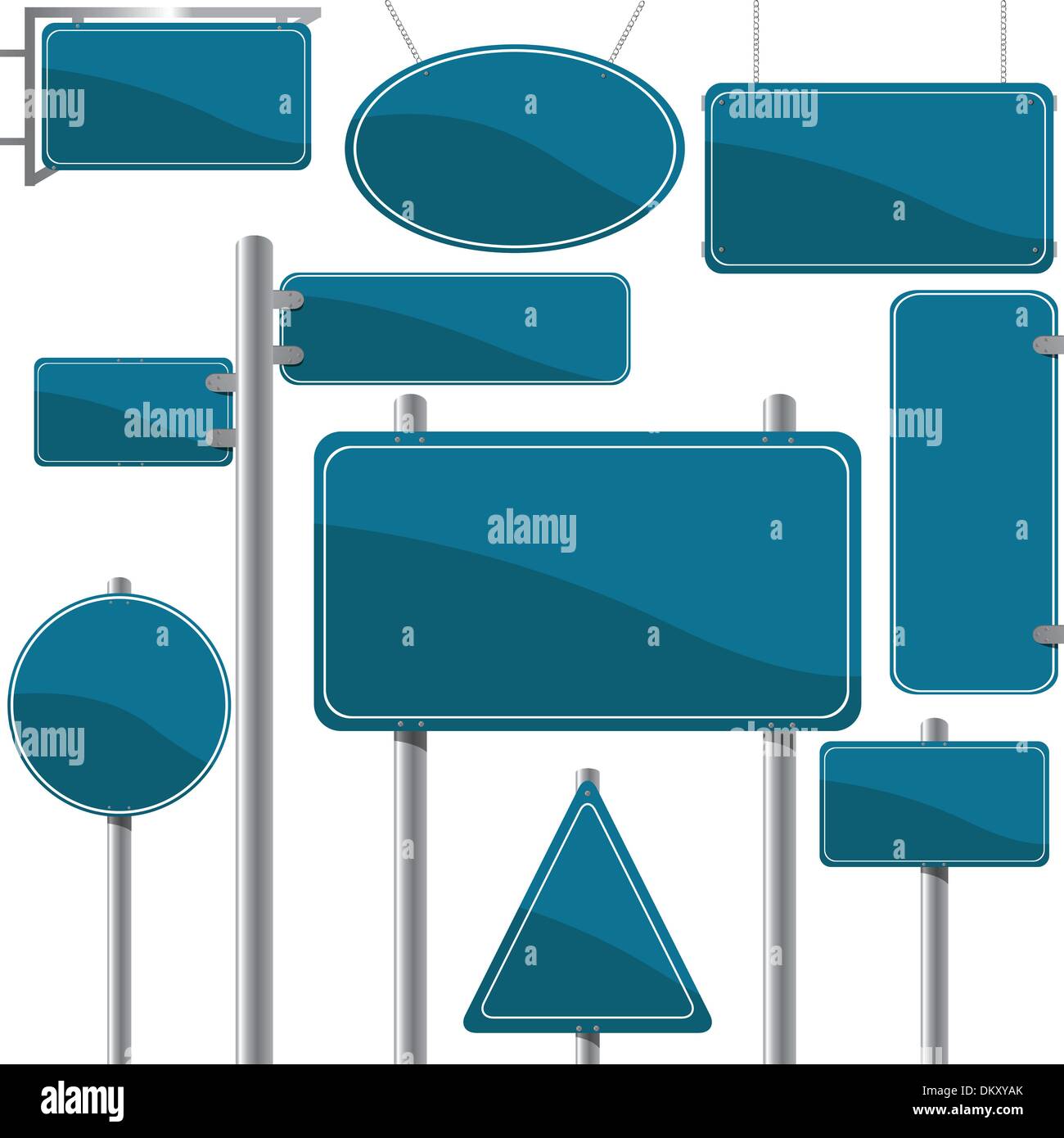 Transportation direction signage Stock Vector Images - Alamy