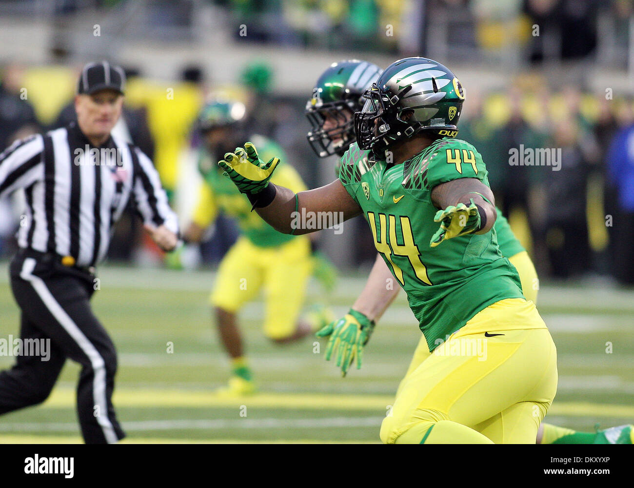 Eugene, OR, USA. 29th Nov, 2013. November 29 2013: Oregon Ducks ...