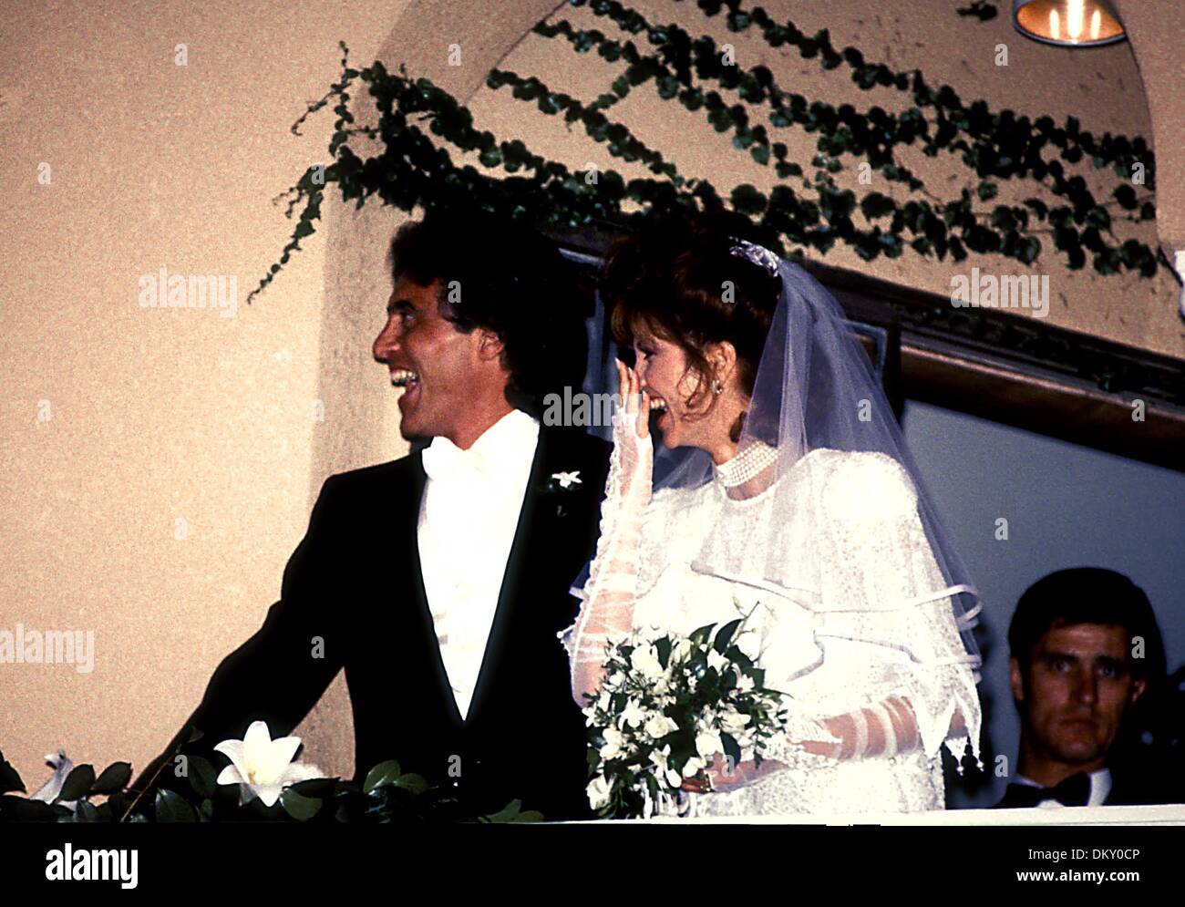 June 20, 1985 - I1144RF.VICTORIA PRINCIPAL AND HARRY GLASSMAN WEDDING ...