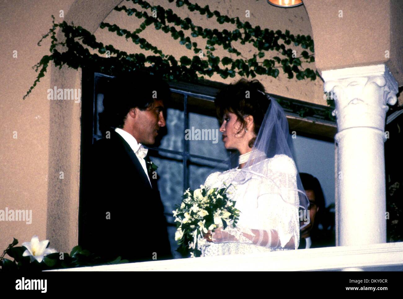 June 20, 1985 - I1144RF.VICTORIA PRINCIPAL AND HARRY GLASSMAN WEDDING ...
