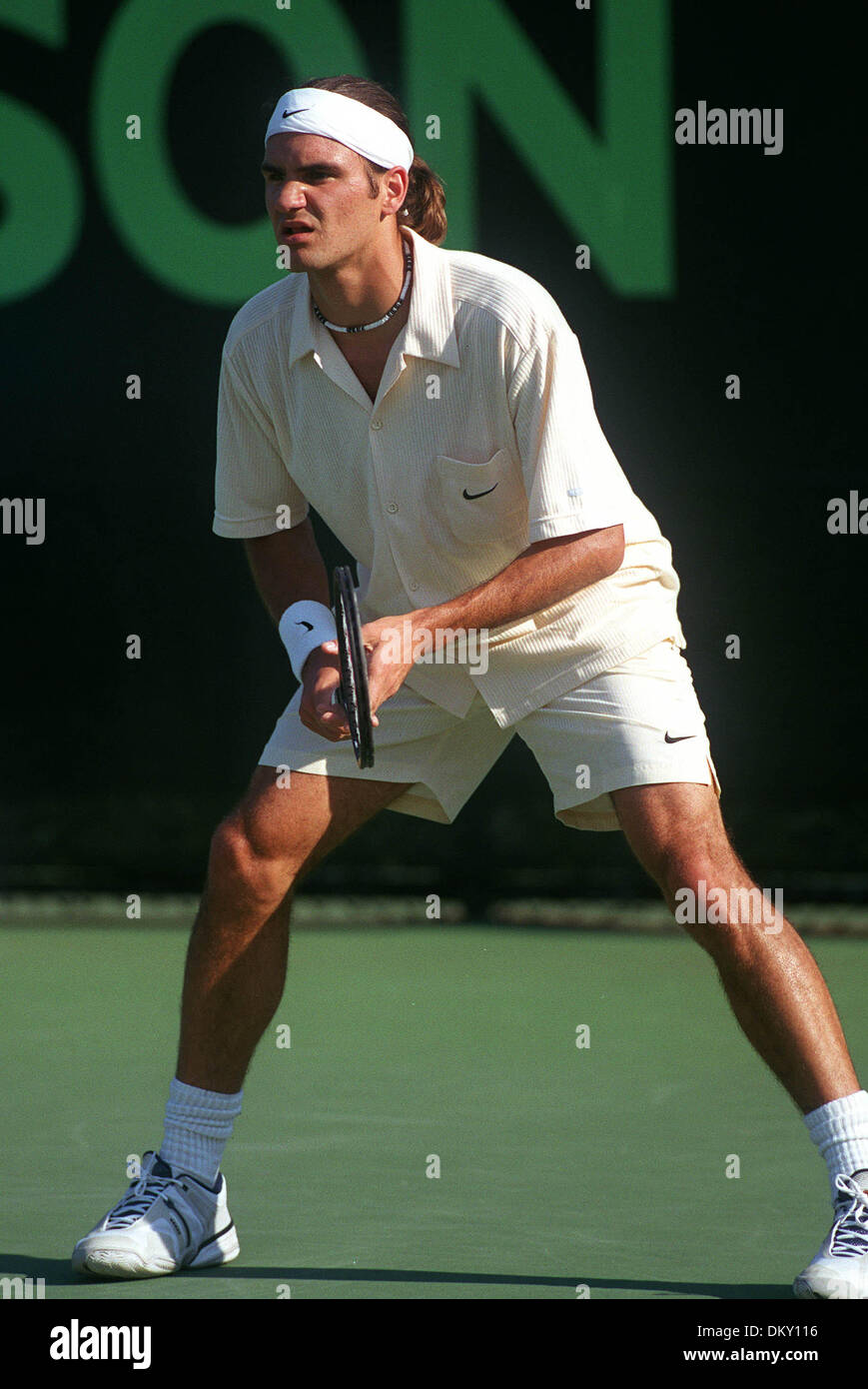 ROGER FEDERER.SWITZERLAND.SA.KEY BISCANE, MIAMI, FLORIDA, U.23/03/2001 ...