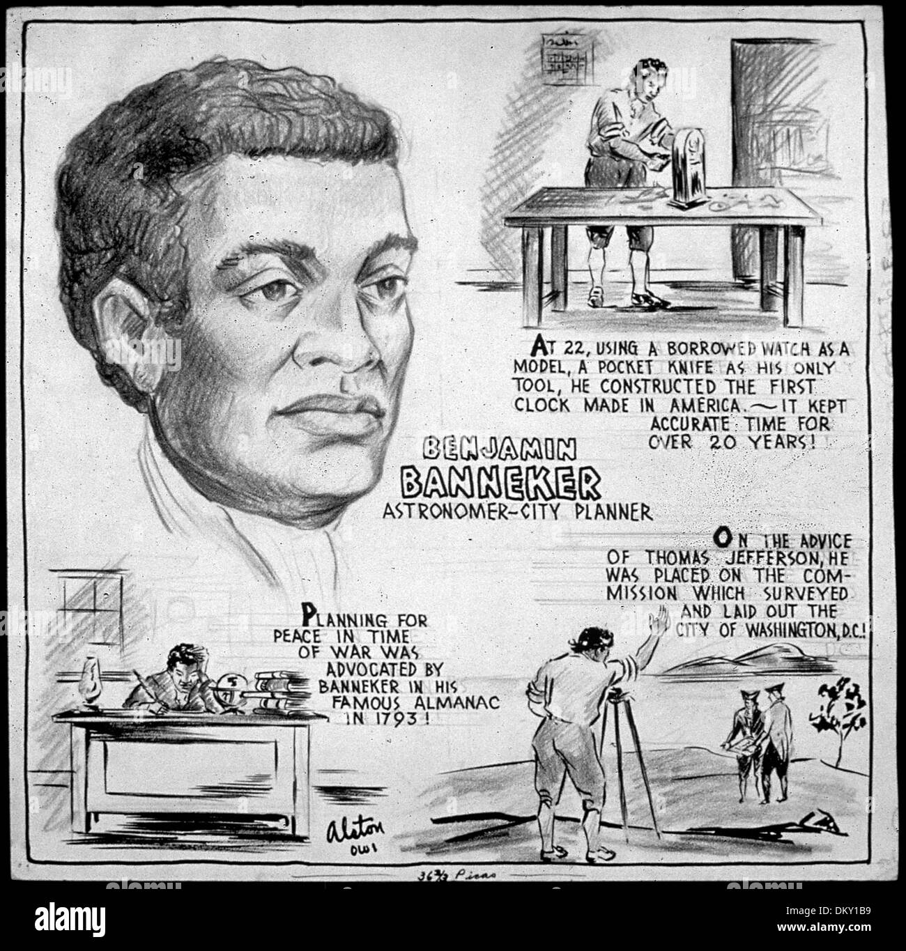 Benjamin banneker hi-res stock photography and images - Alamy