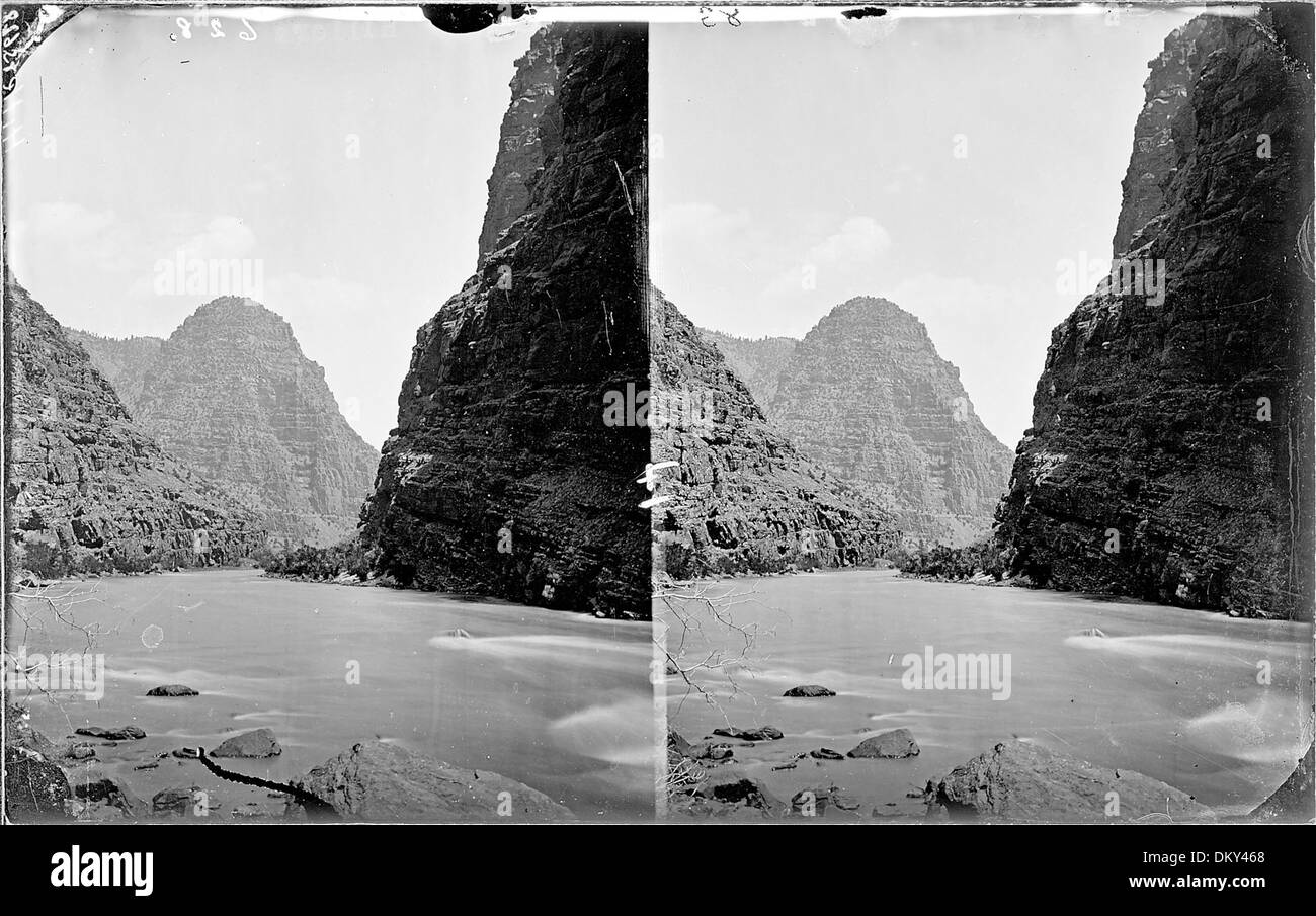 This image captures the Haystack in the Canyon of Lodore along the ...