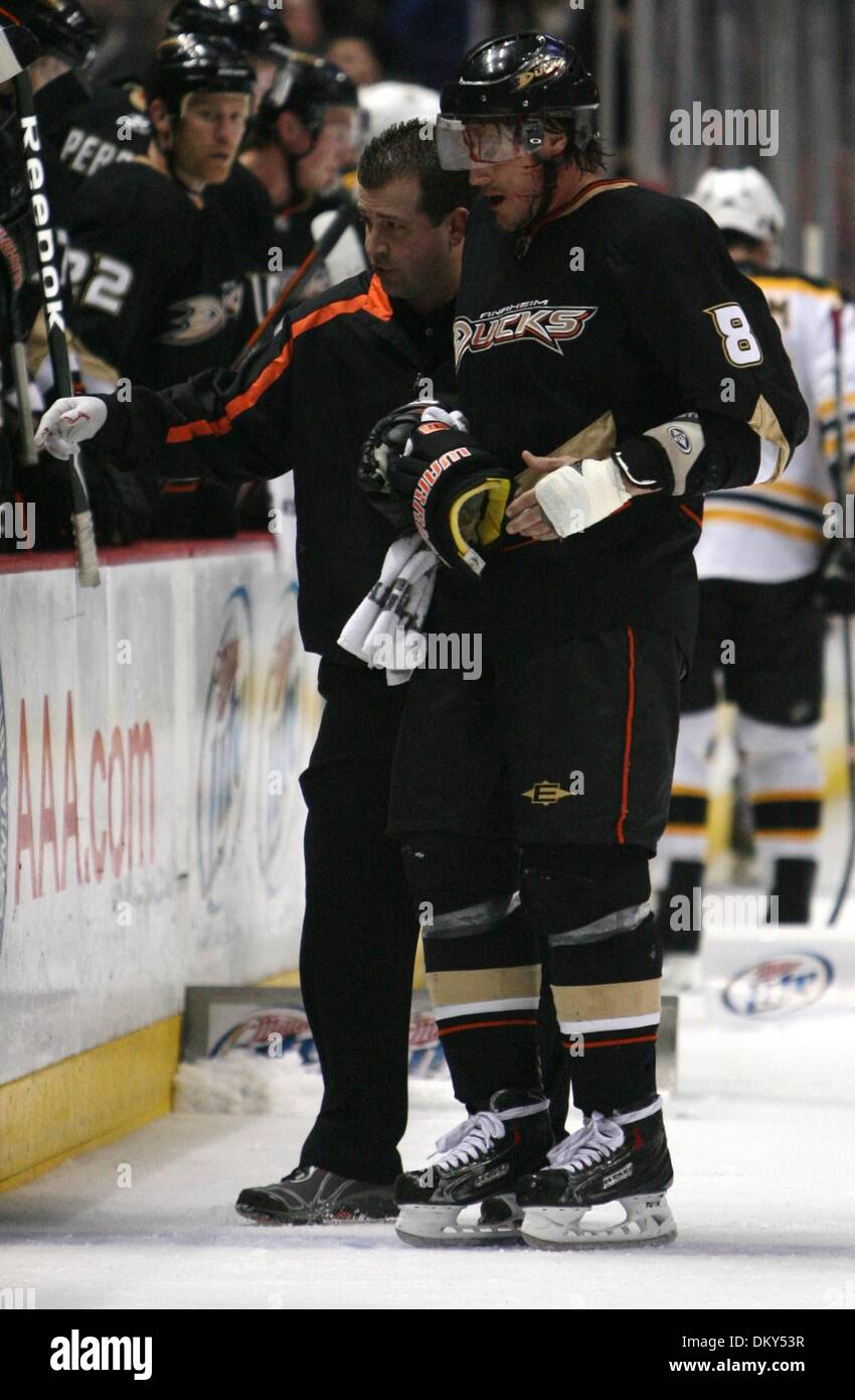 Jan 13, 2010 - Anaheim, California, USA - Anaheim Ducks right wing ...